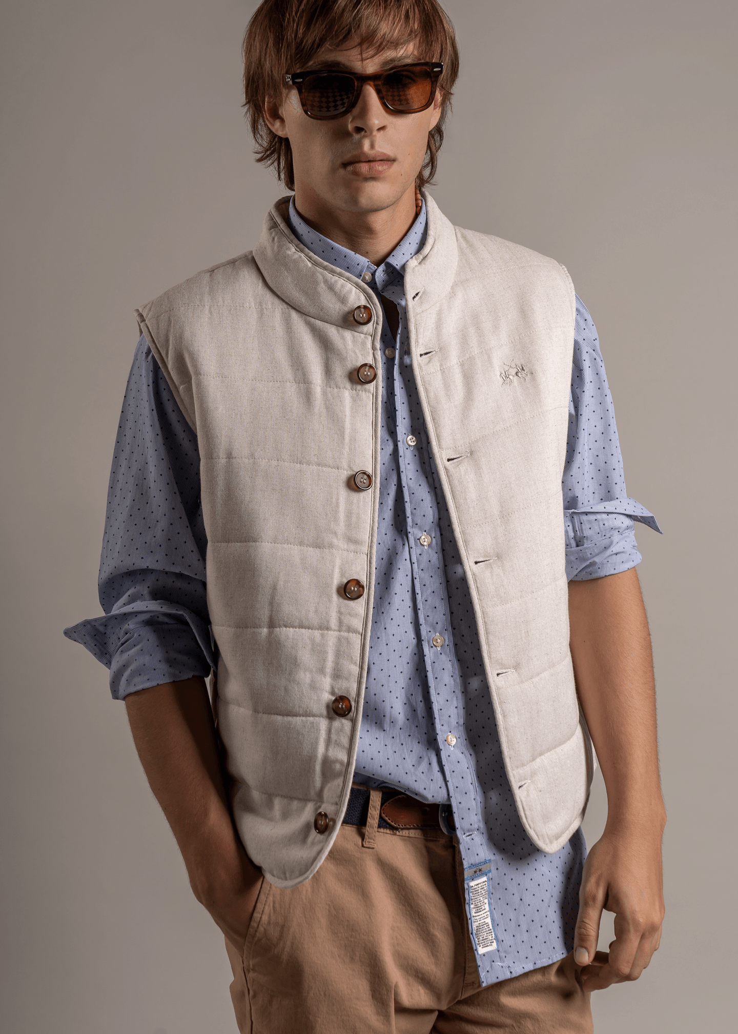 CHALECO LINO LUIGI - Chalecos - La Martina - La Martina