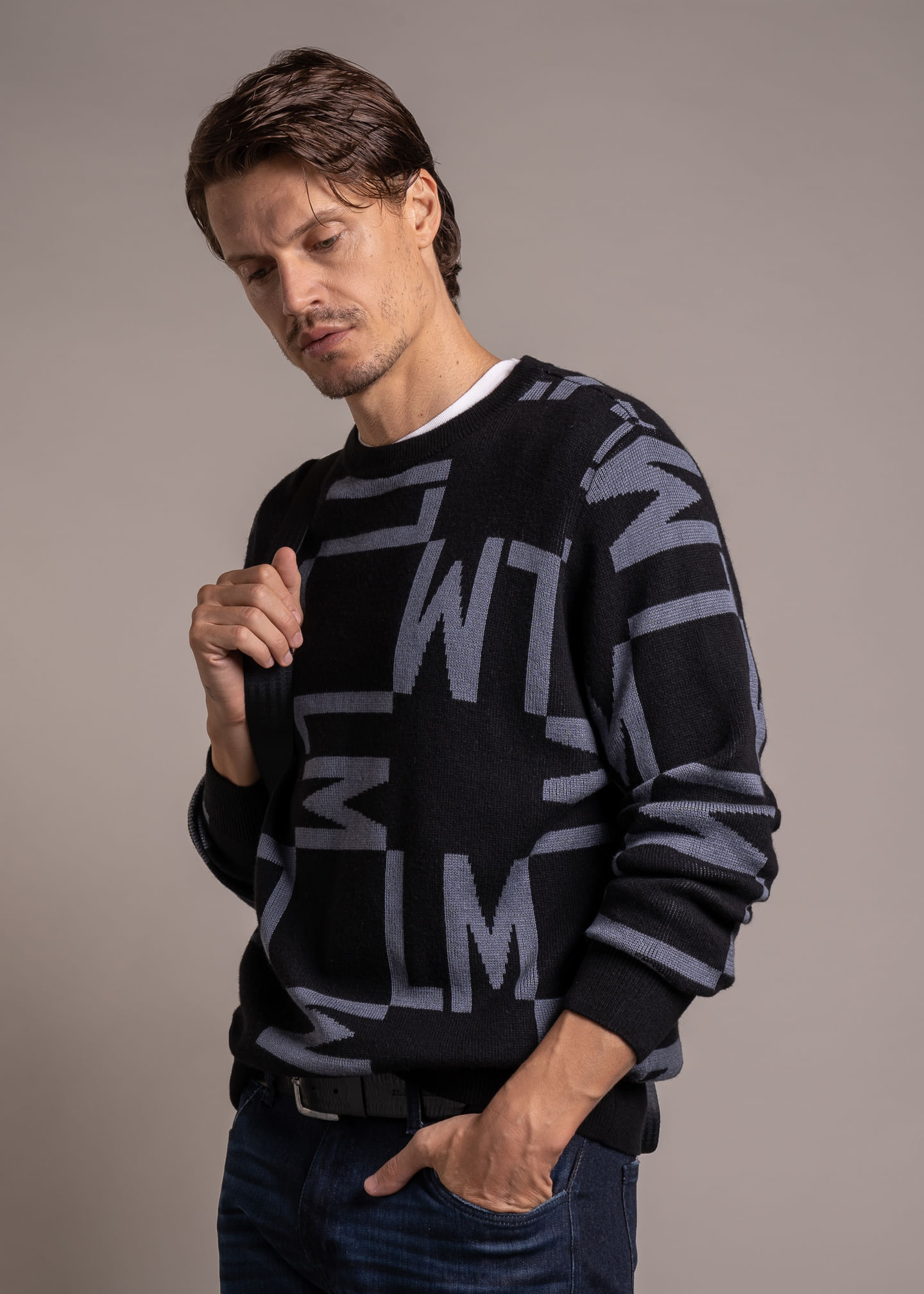SWEATER WAGONER LETRAS LM - Sweaters - La Martina - La Martina